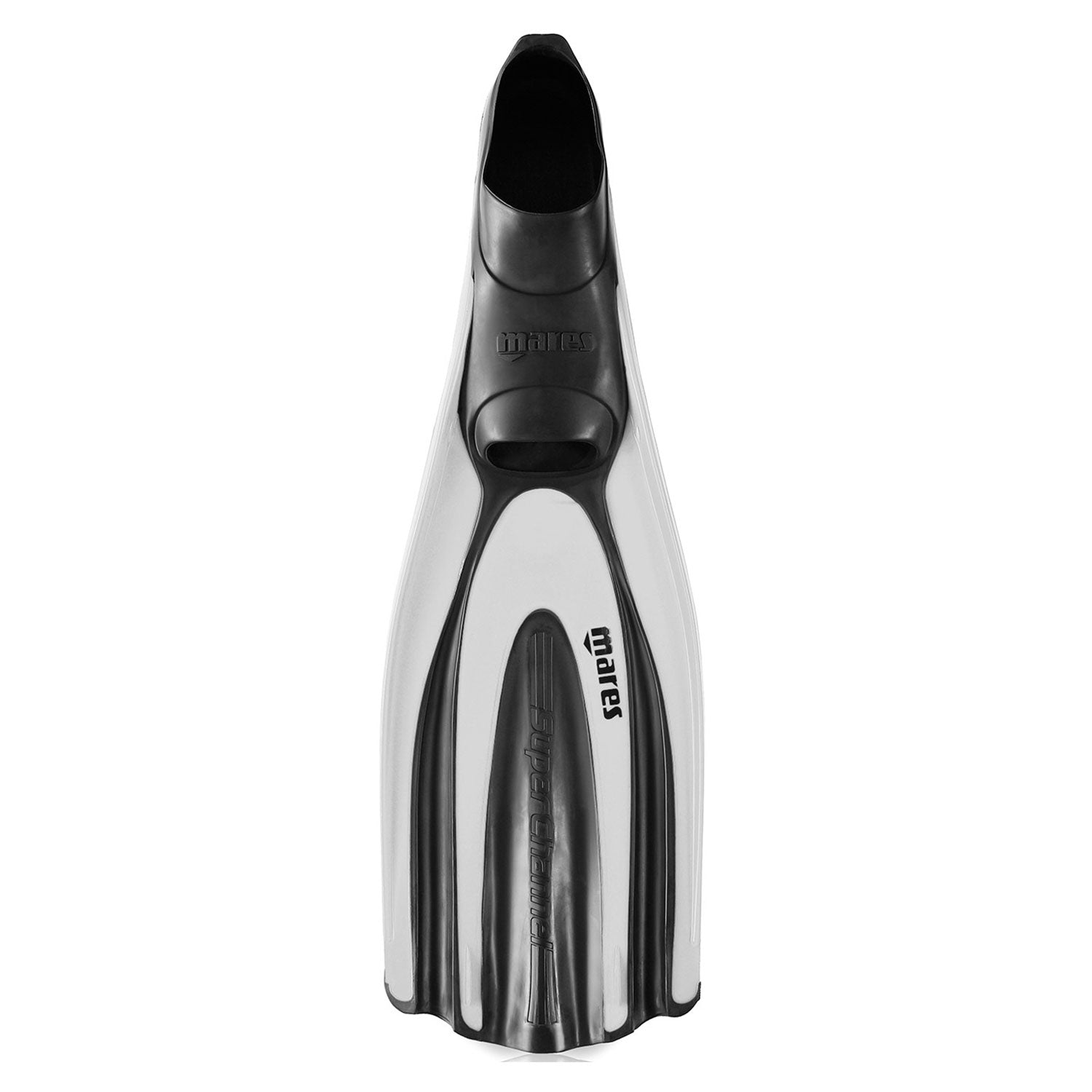 Used Mares Avanti Superchannel FF Full Foot Dive Fins - White - 9.5-10 ...