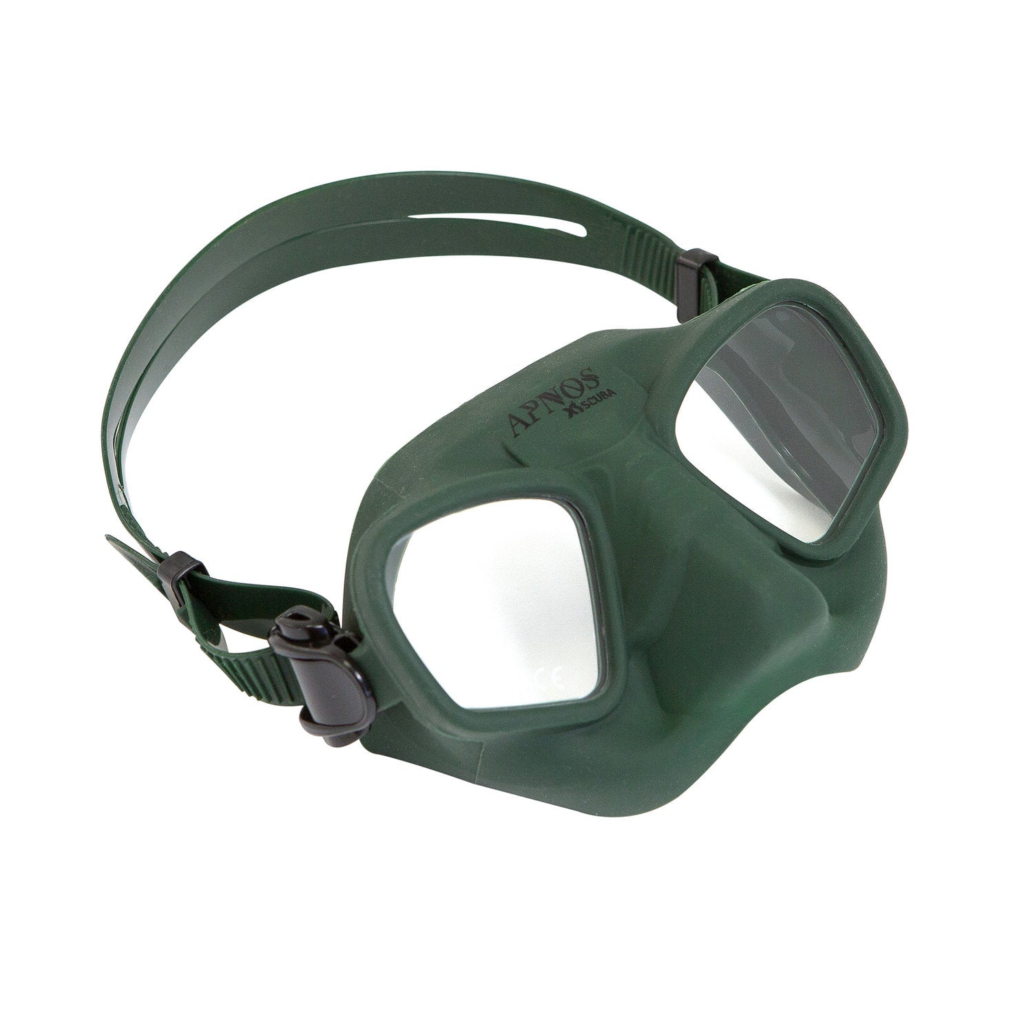 Used XS Scuba Apnos Freediving Mask - Green | DIPNDIVE