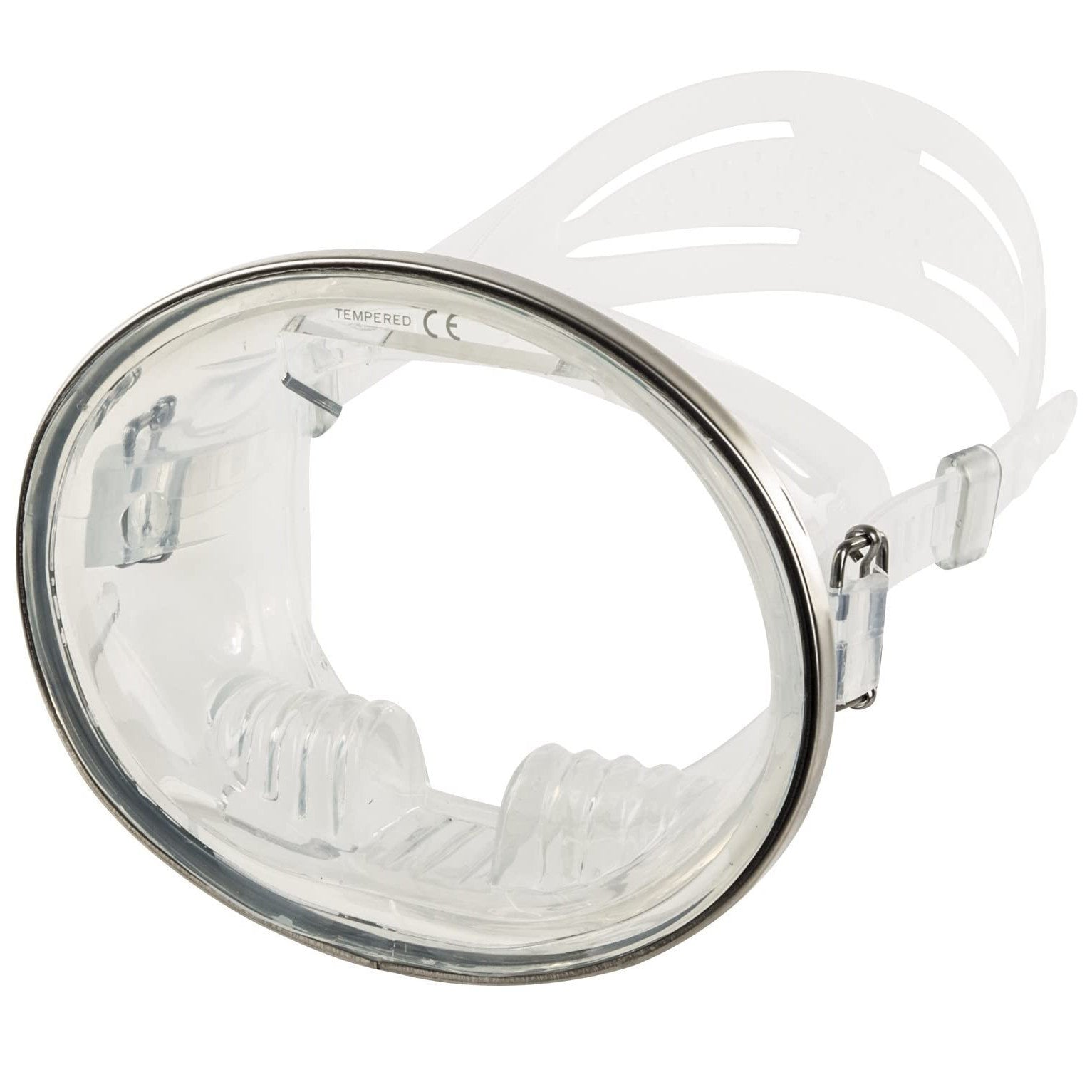 Used IST Tortuga Traditional Oval Single Lens Mask - Clear | DIPNDIVE