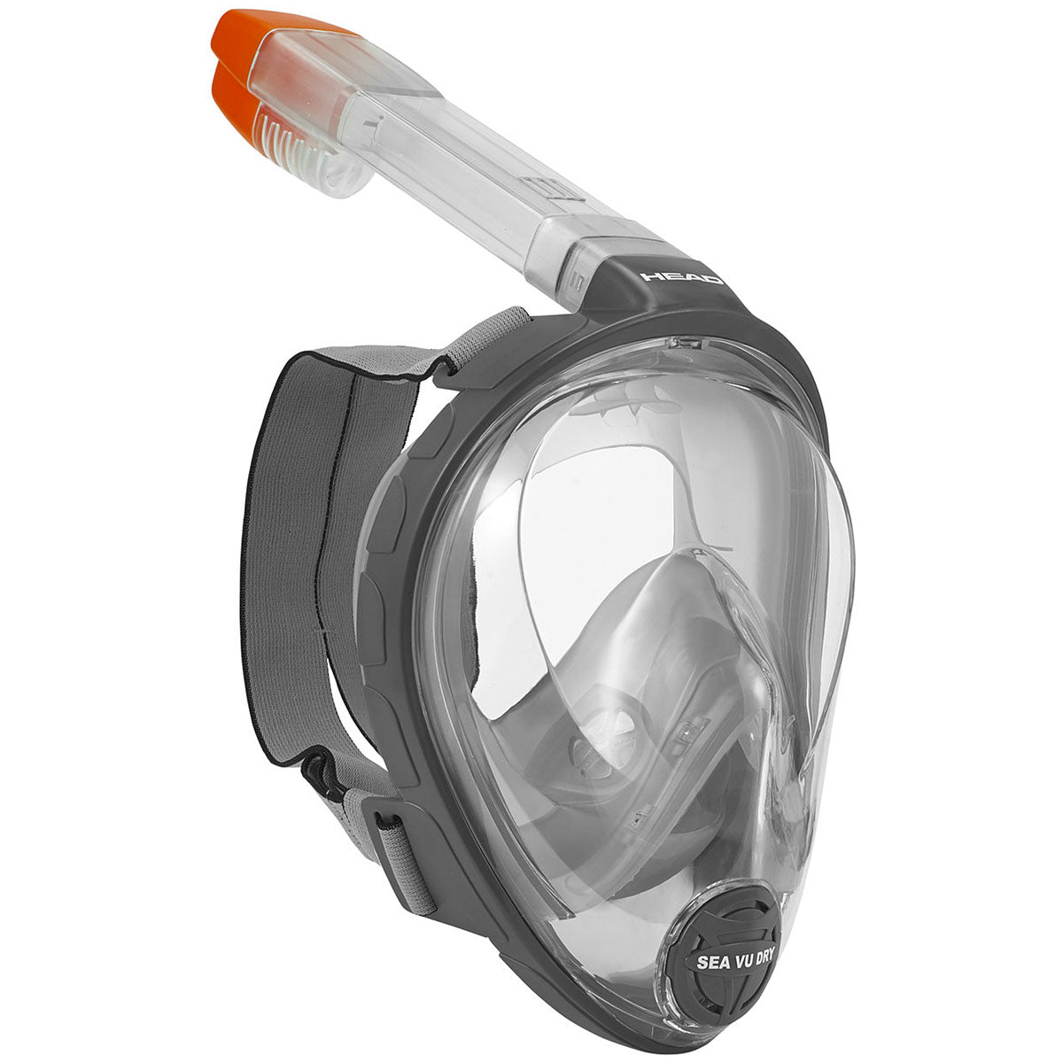 Used Head Sea Vu Dry Full Face Mask - Grey / Grey - XSmall/Small | DIPNDIVE