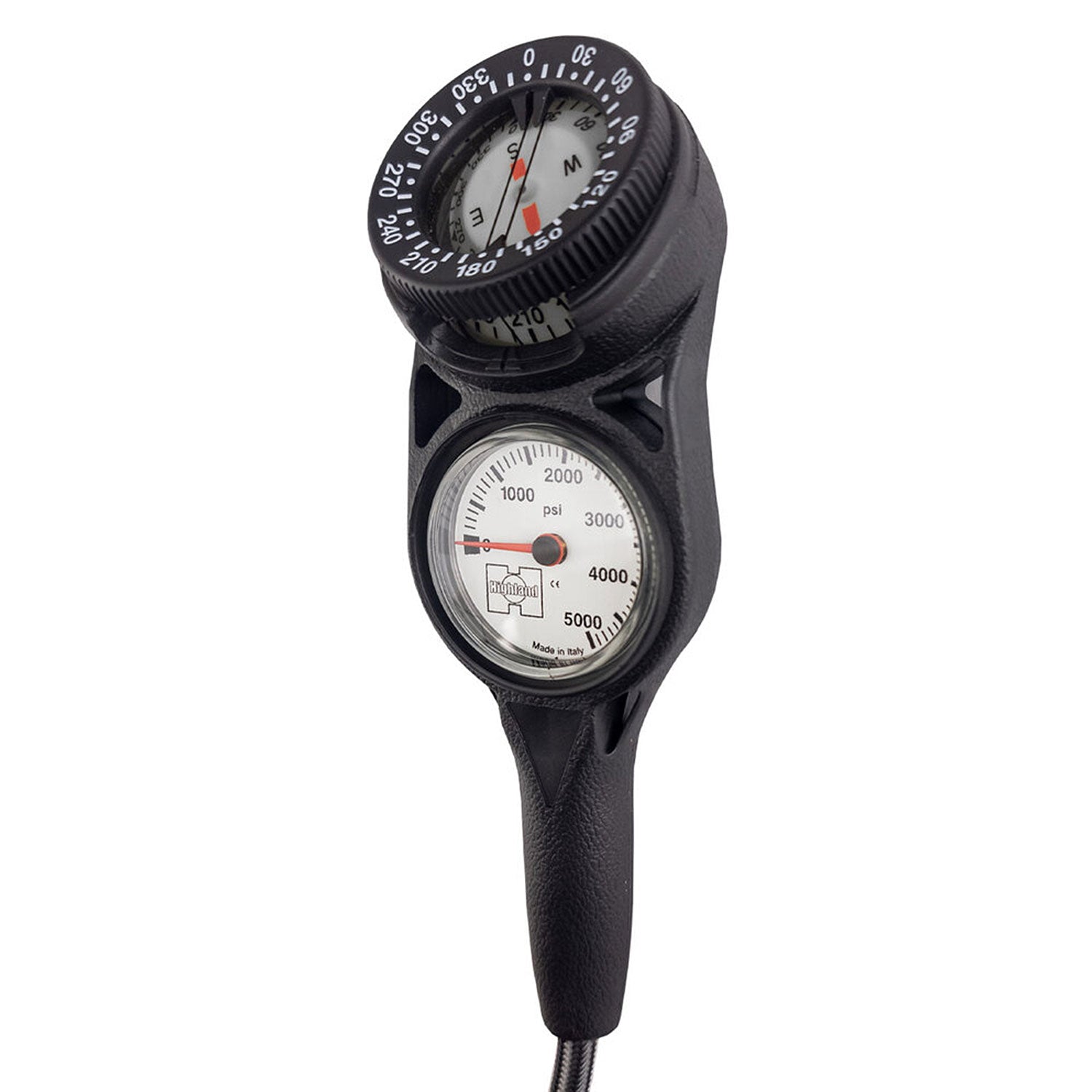 XS Scuba Imperial Pressure / Compass Combo with Miflex Hose Console ...