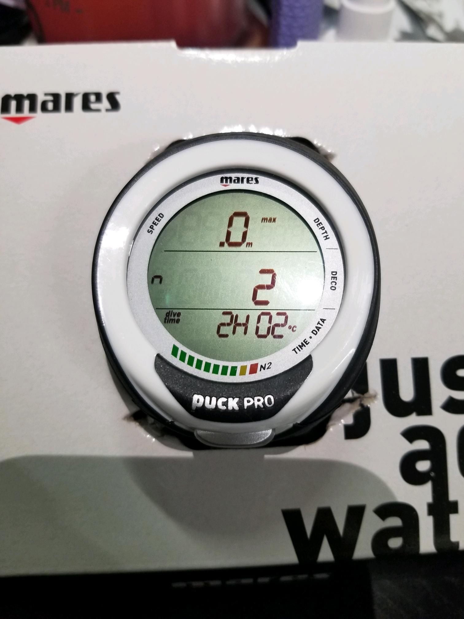 Used Mares Puck Pro Plus Scuba Dive Computer-Black / White | DIPNDIVE